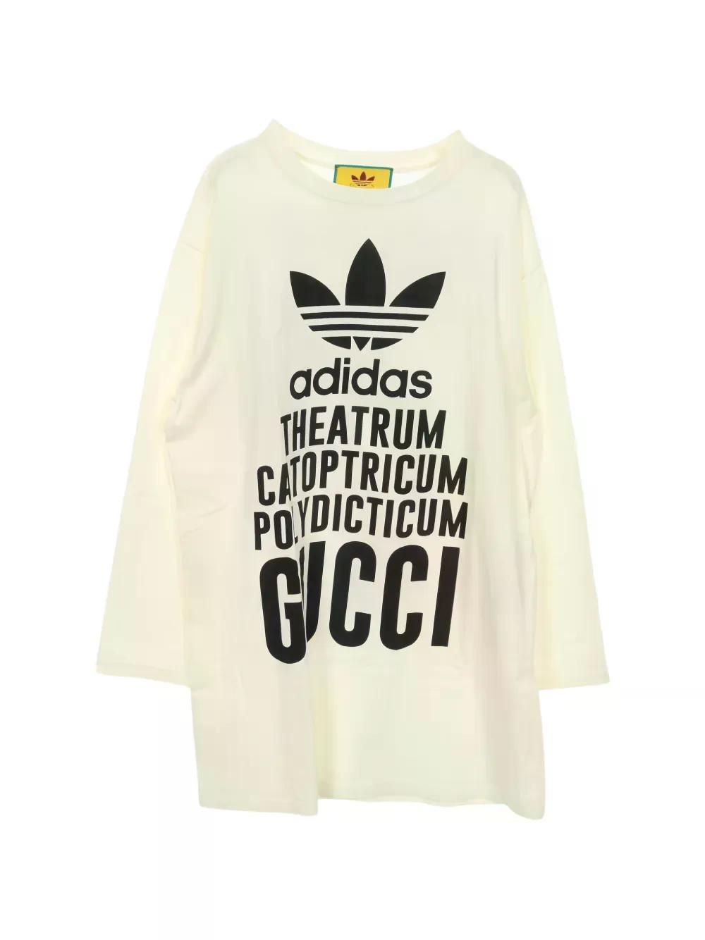 GUCCI adidas ホワイト ポロシャツ 中古・古着通販】GUCCI (グッチ) adidas (アディダス) ポロシャツ