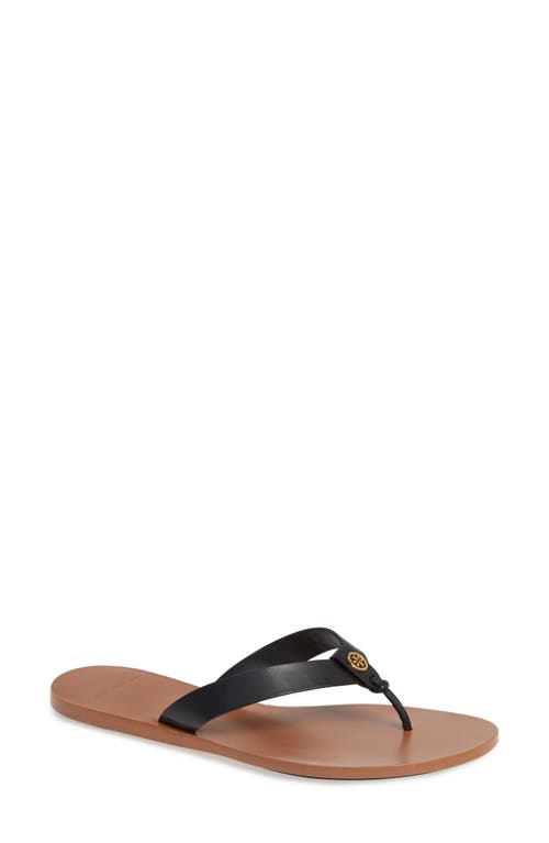 Tory Burch Manon Flip Flop In Perfect Black - 49% Off | Editorialist