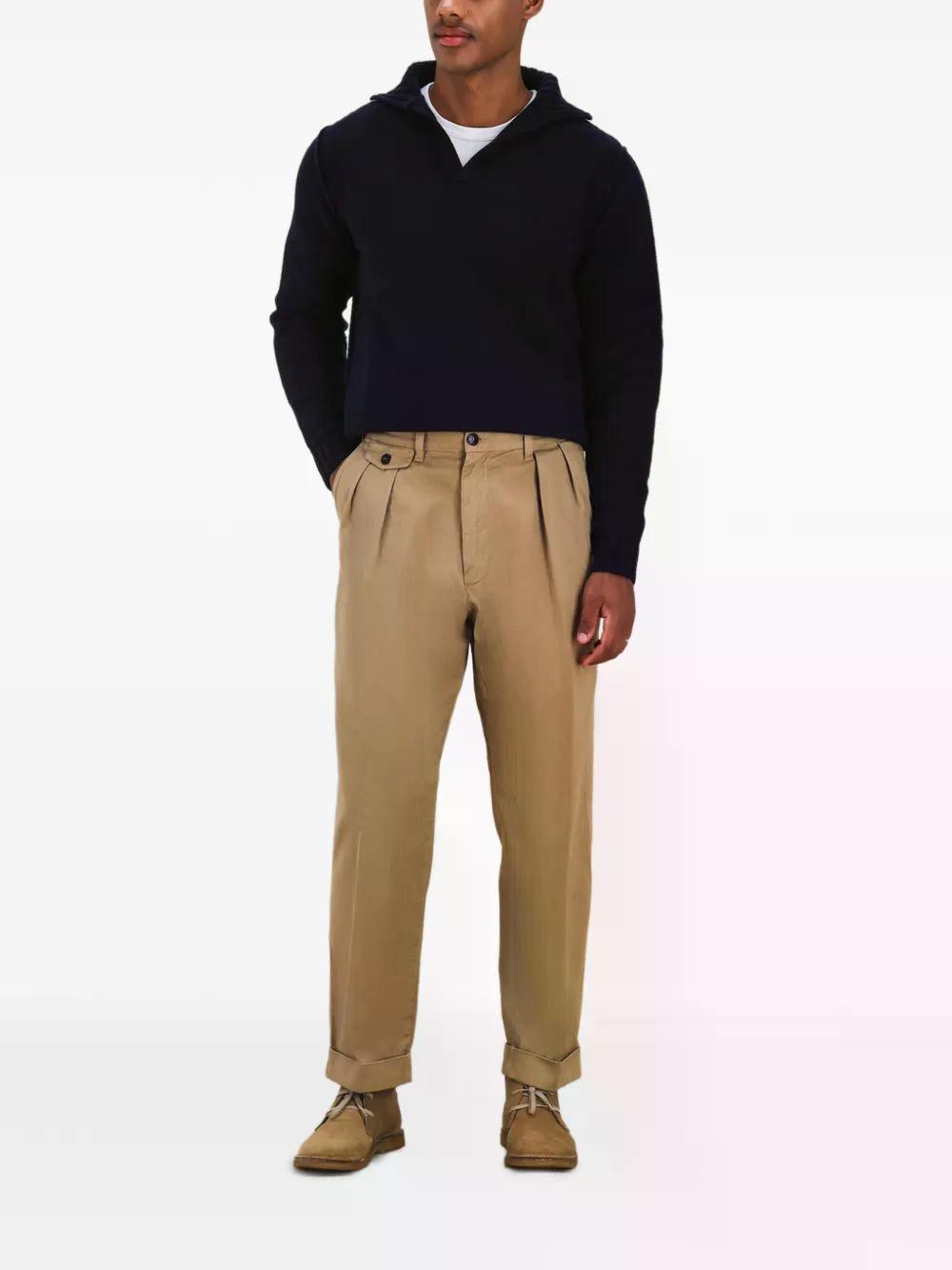 FORTELA Pleated Trousers