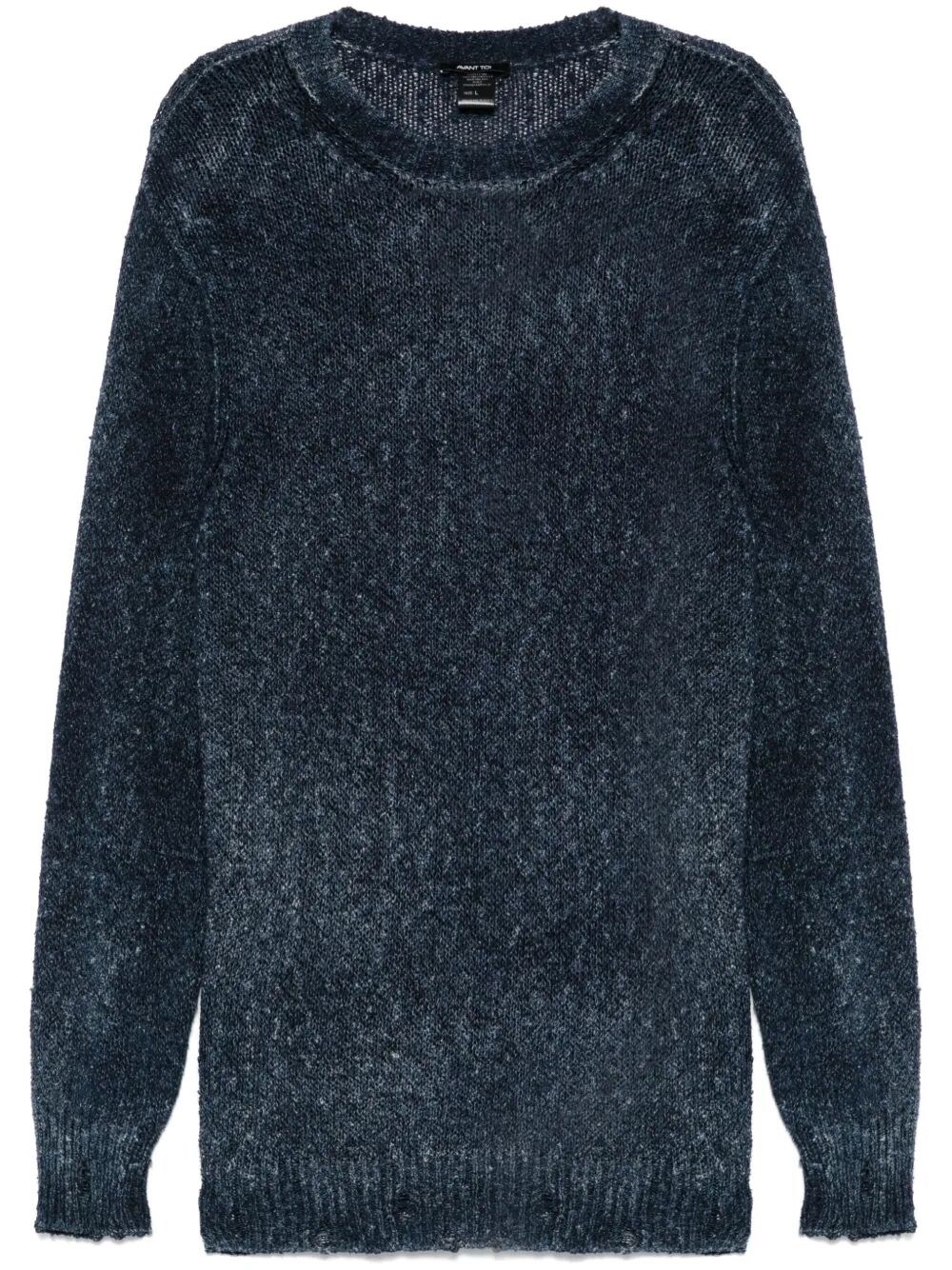 Avant Toi Crewneck Sweater - Blue | Editorialist
