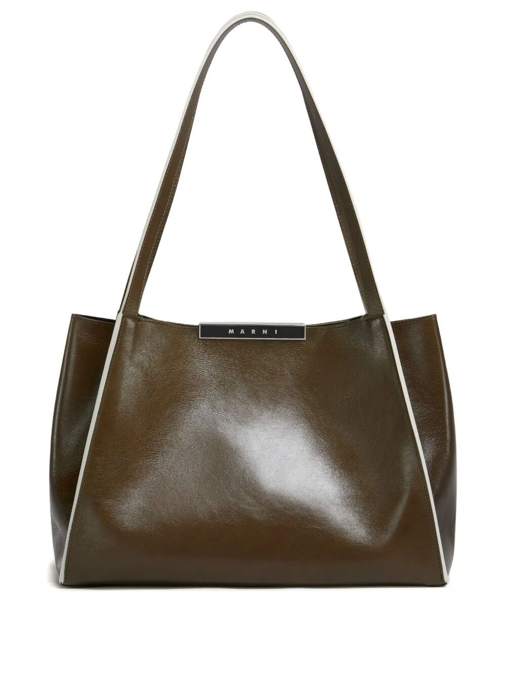 Marni Tote Ew Small Bag - Green | Editorialist