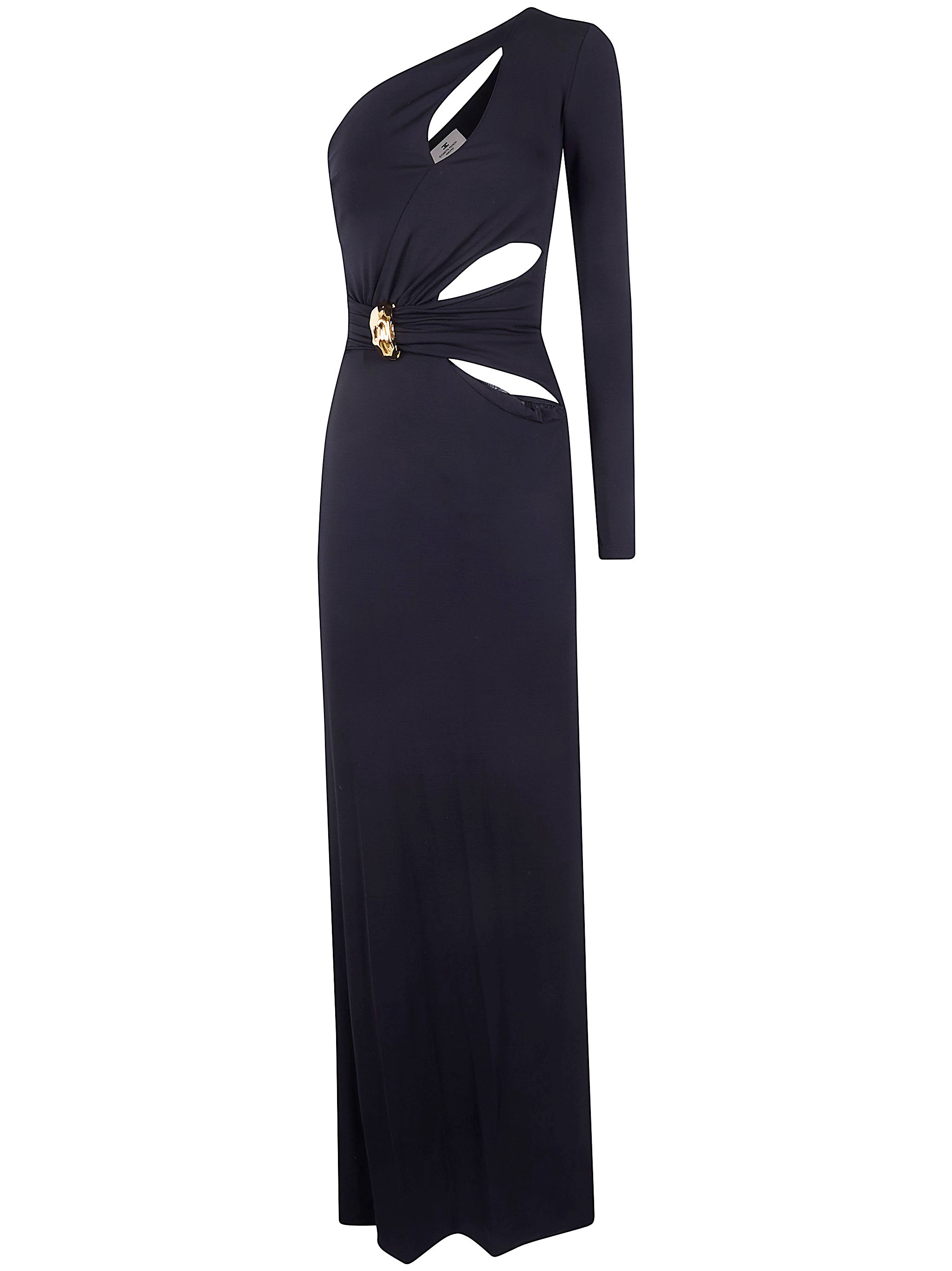 princess polly baby blue dress Black Maxi Dress | Black One Sleeve Maxi Dress main image 1