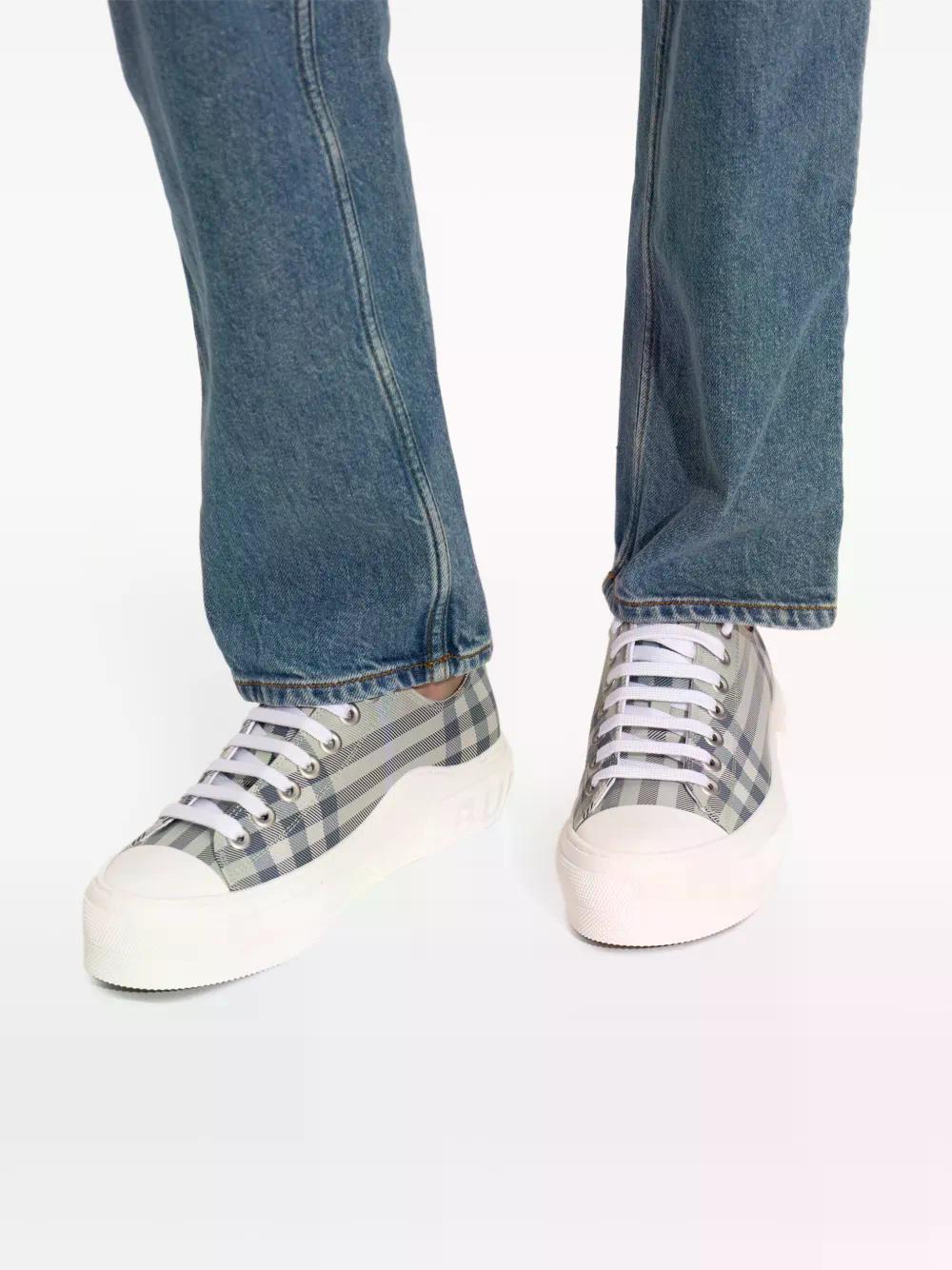 BURBERRY Burberry Check Woven Low-Top Sneakers