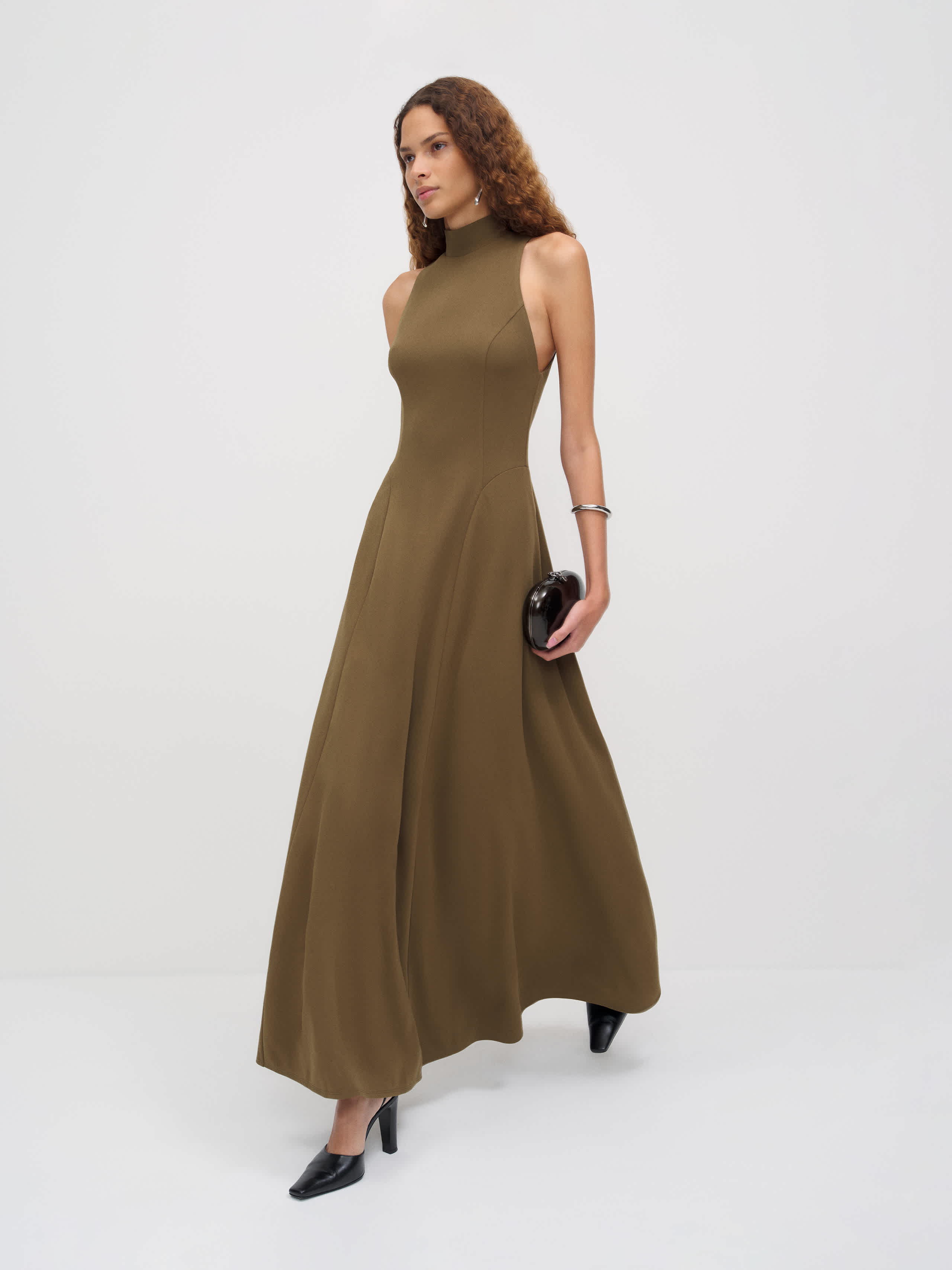 Reformation Aurelio Knit Maxi Dress In Geode - 50% Off | Editorialist