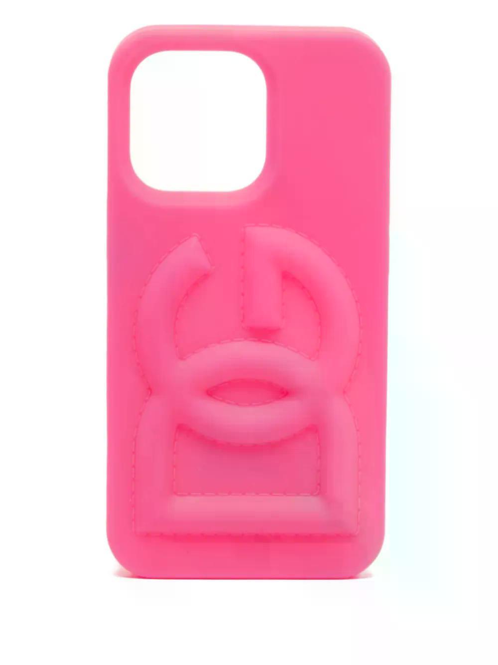 BALENCIAGA ピンク iPhoneX ケース Balenciaga Printed Textured-Leather Iphone X Case - Pink