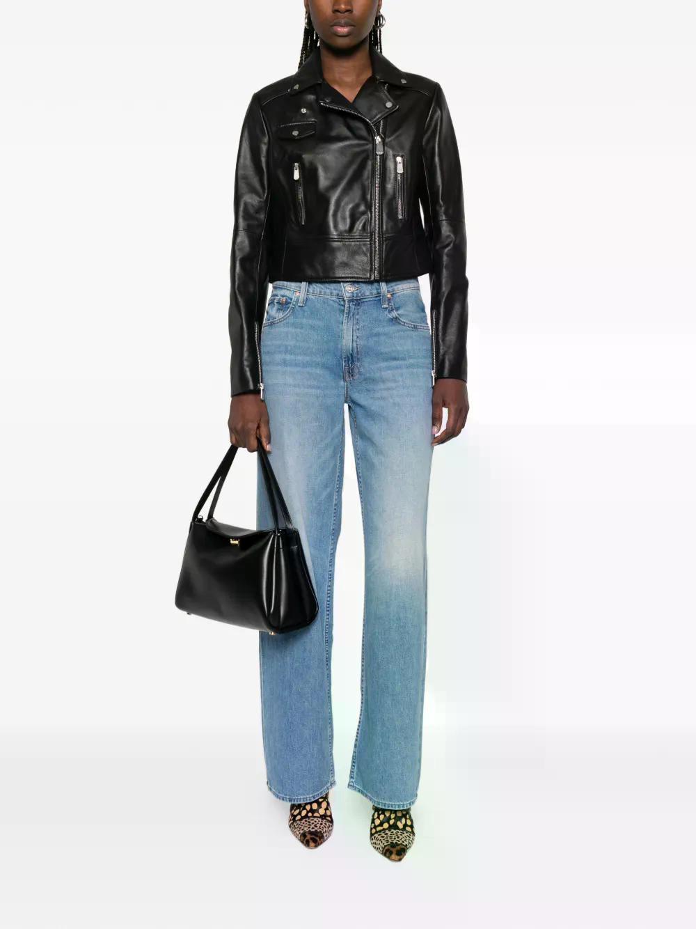 PINKO PINKO Zip Leather Jacket