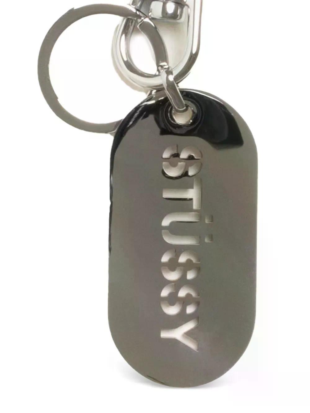 StüSsy Metal Keychain - Silver | Editorialist