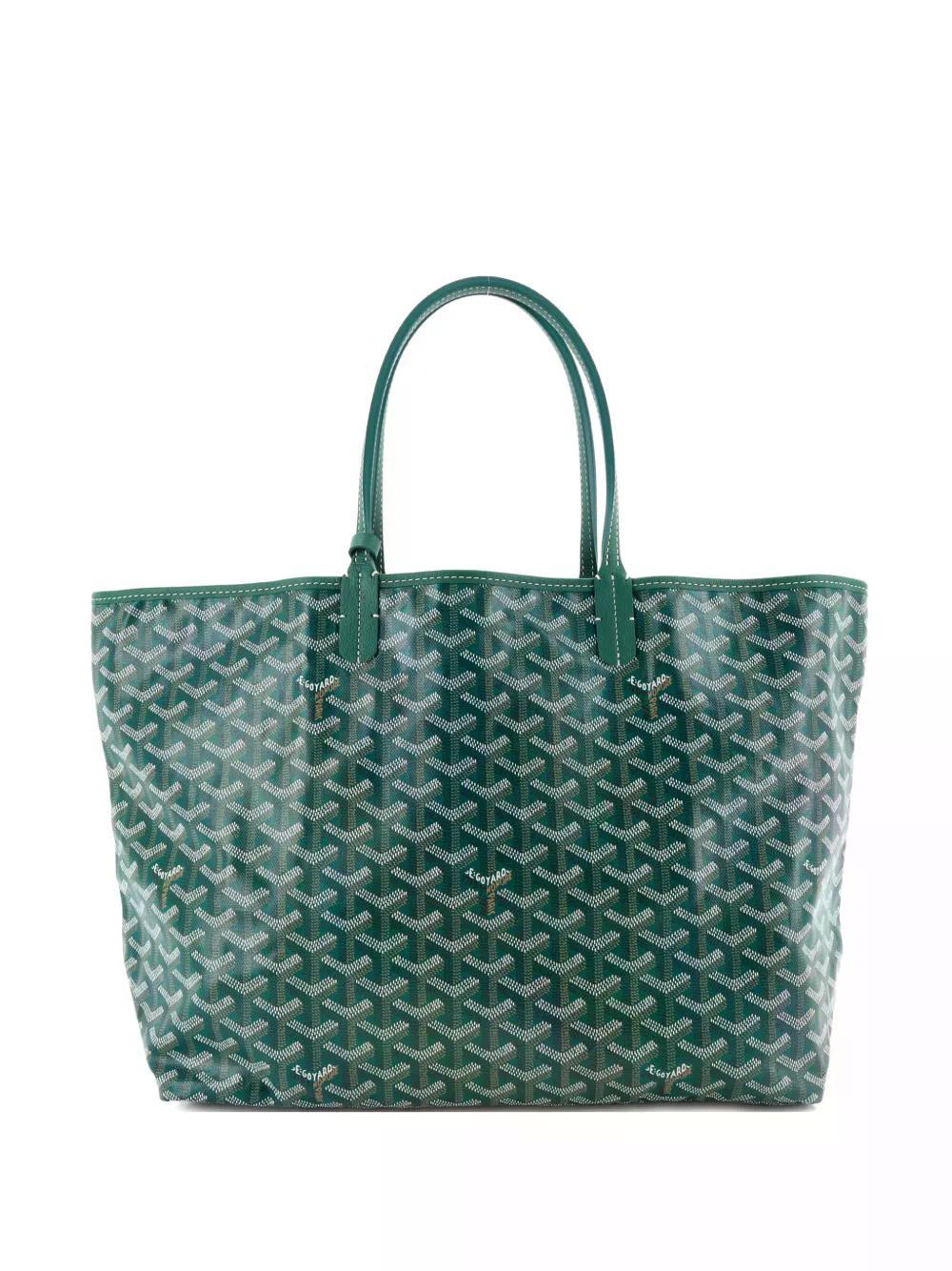 Goyard Saint Louis Coated Canvas Pm Tote Bag - Green | Editorialist