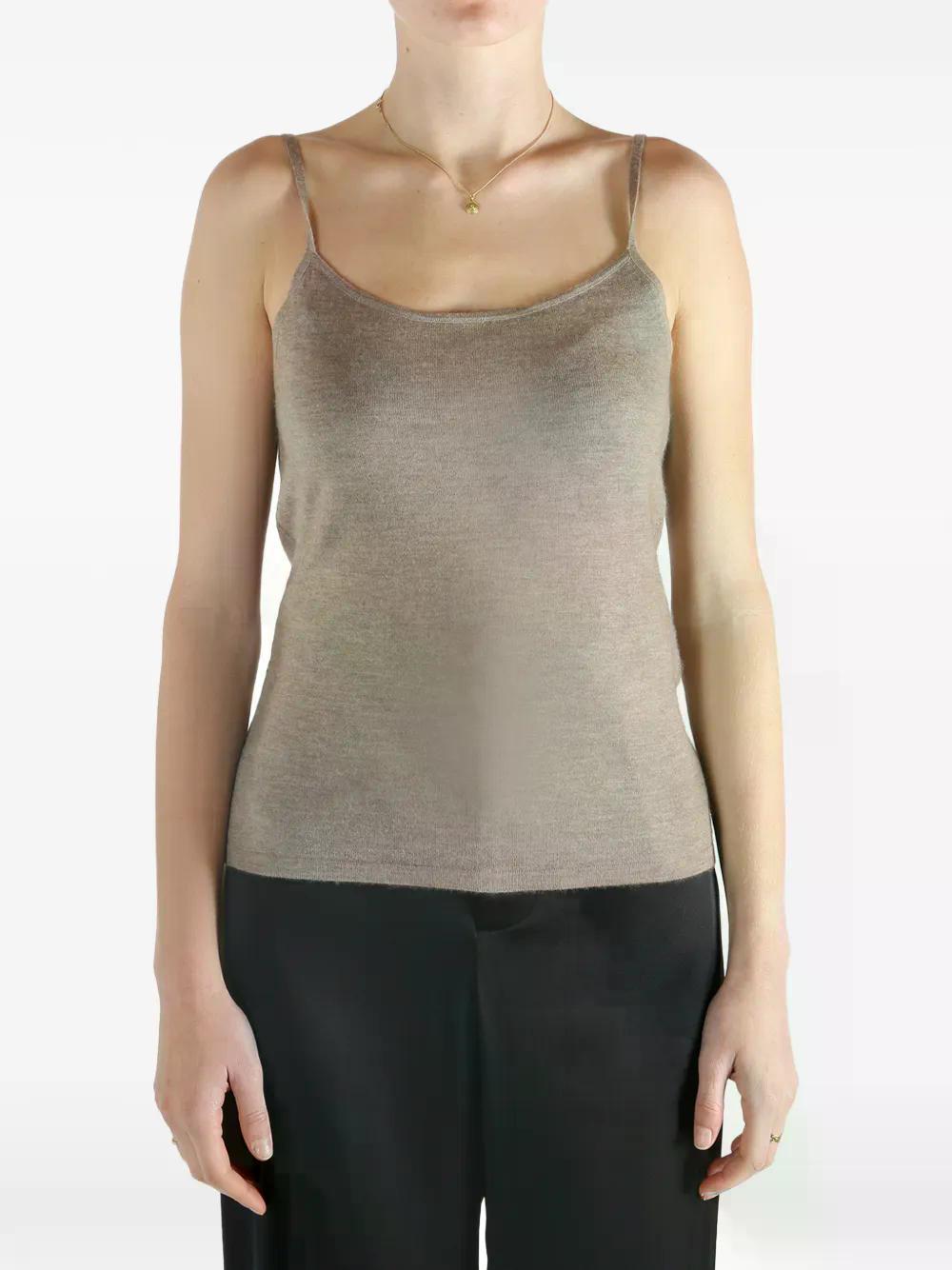 UMA WANG Sleeveless Cashmere Top