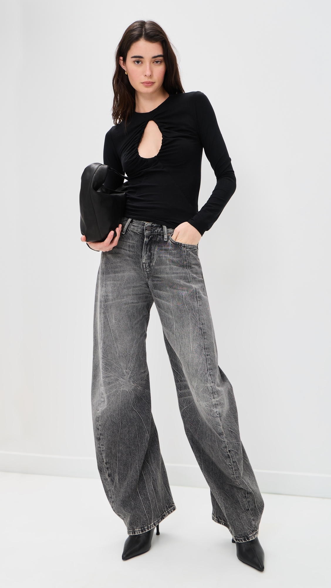 THE LINE BY K Demi Keyhole Top