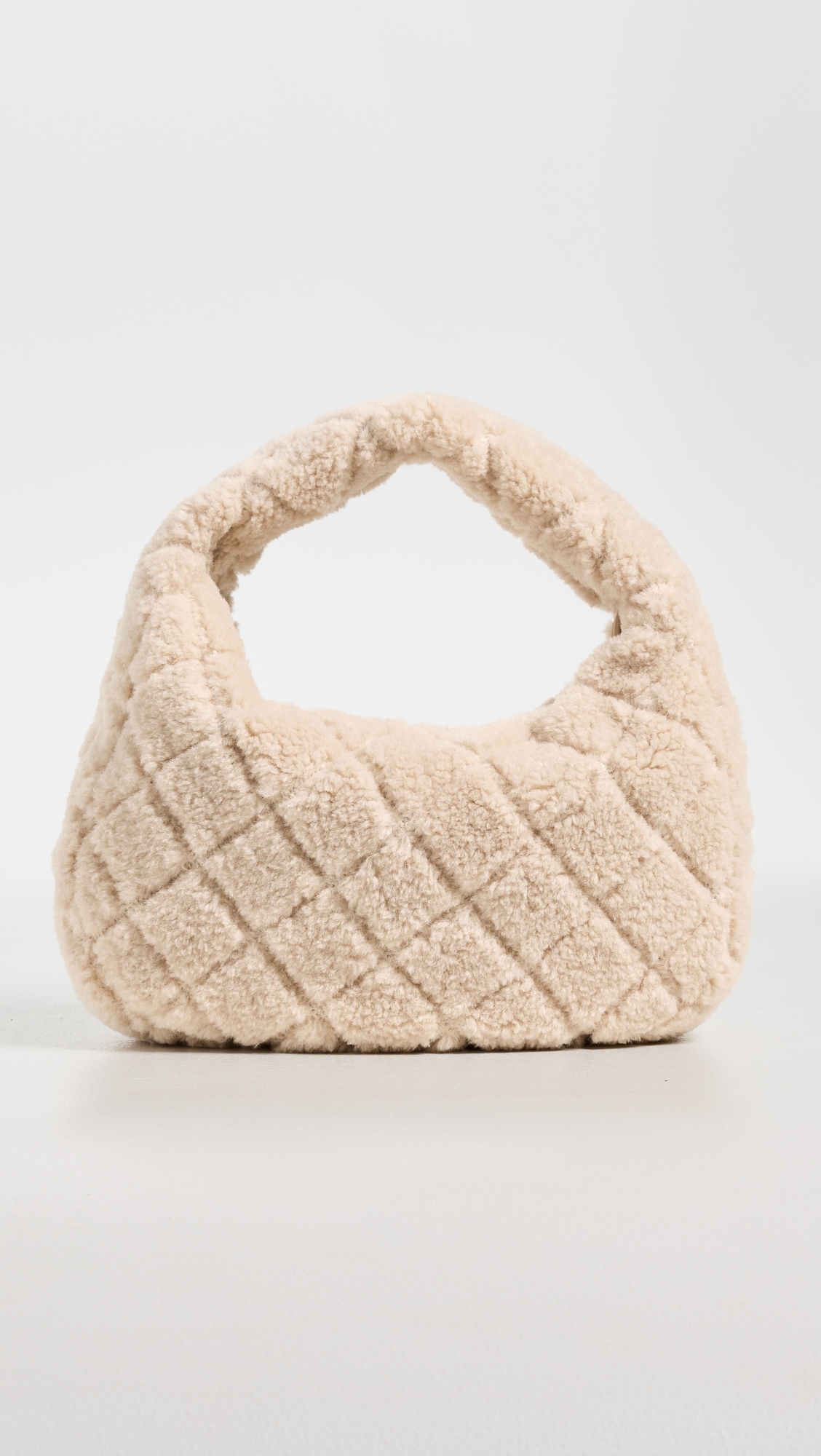 Sacai Small Faux Fur Bag In Black - 40% Off | Editorialist