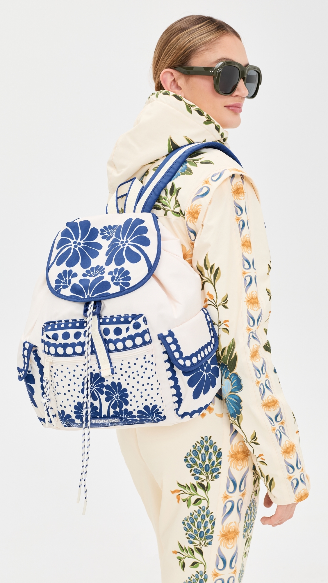 FARM Rio Multicolor Floral Canvas Backpack adidas x FARM Rio Premium Backpack - Multicolor | Free  main image 4
