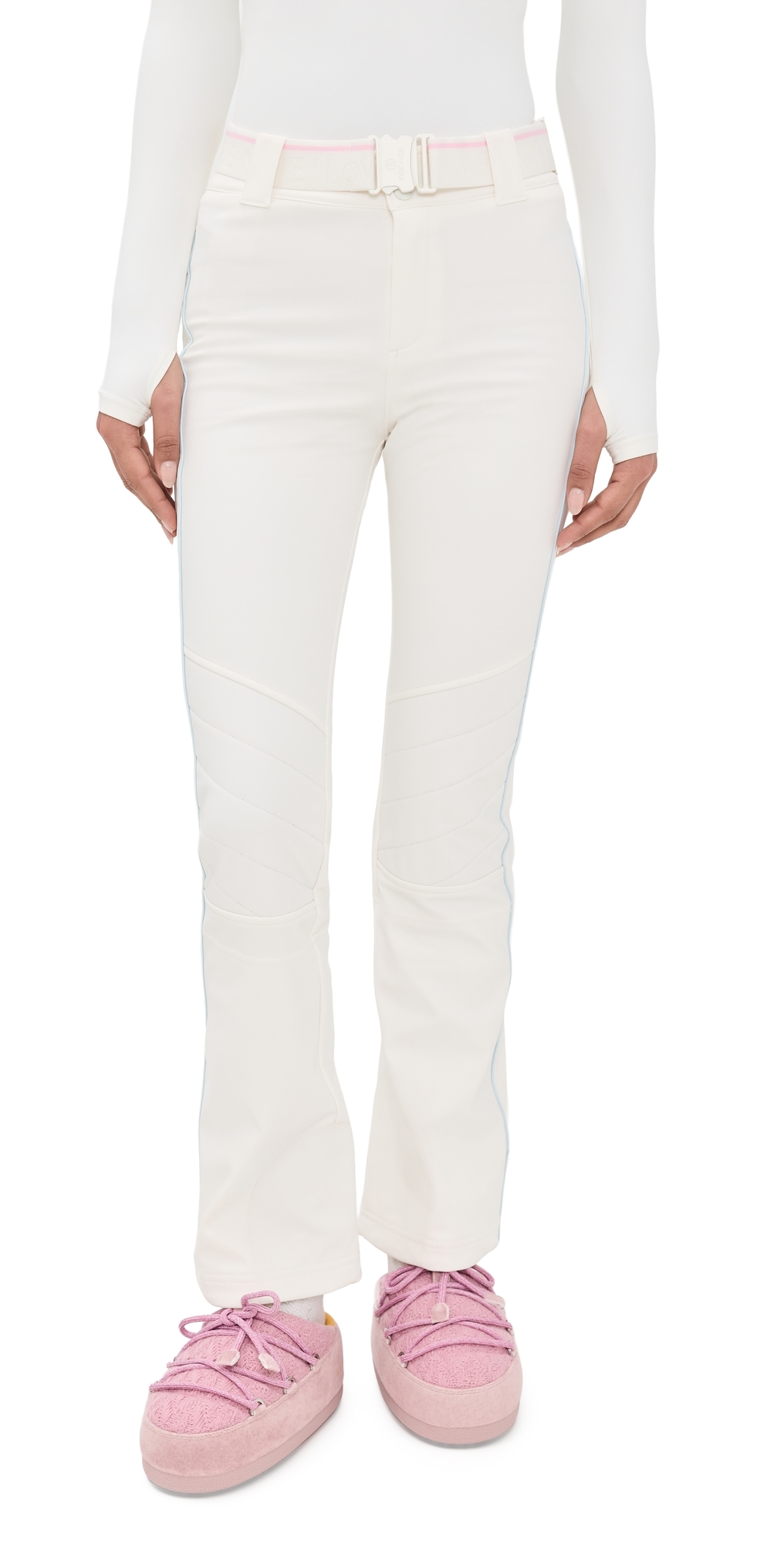 Bogner X Loveshackfancy Zula Pants - Solid Cloud Dancer | Editorialist
