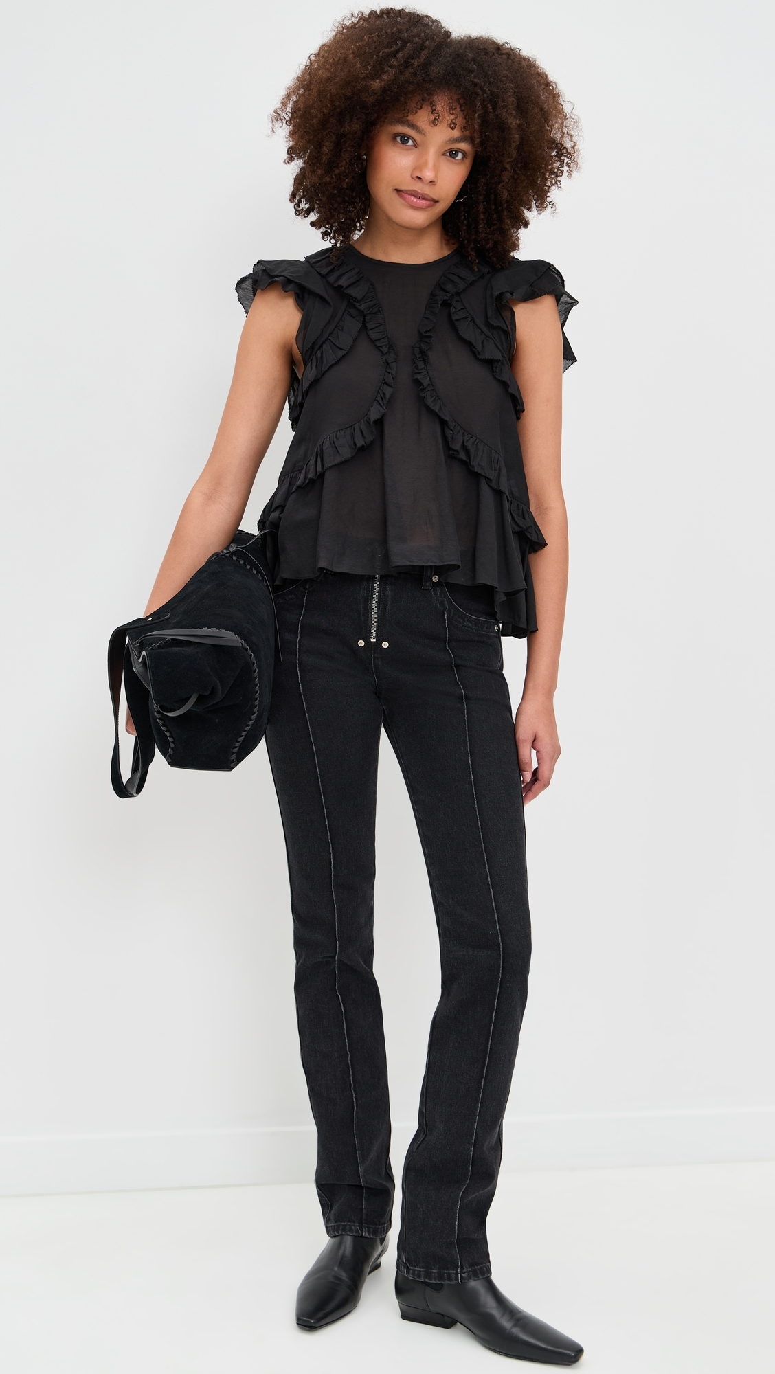 ISABEL MARANT Nalou Ruffle Top