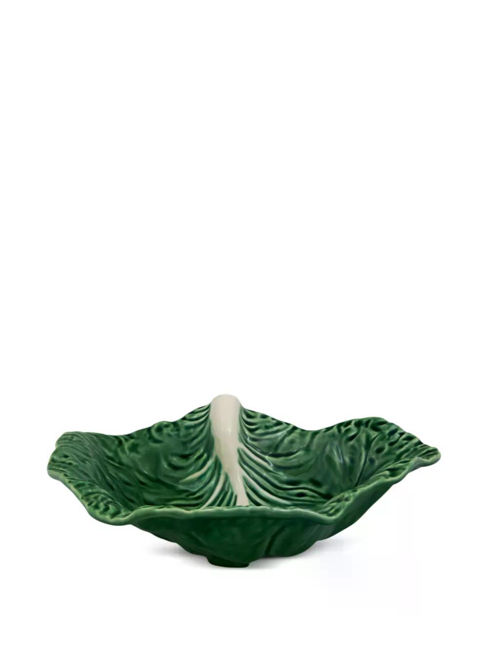 Bordallo Pinheiro Cabbage Leaf Serving Bowl - Green | Editorialist