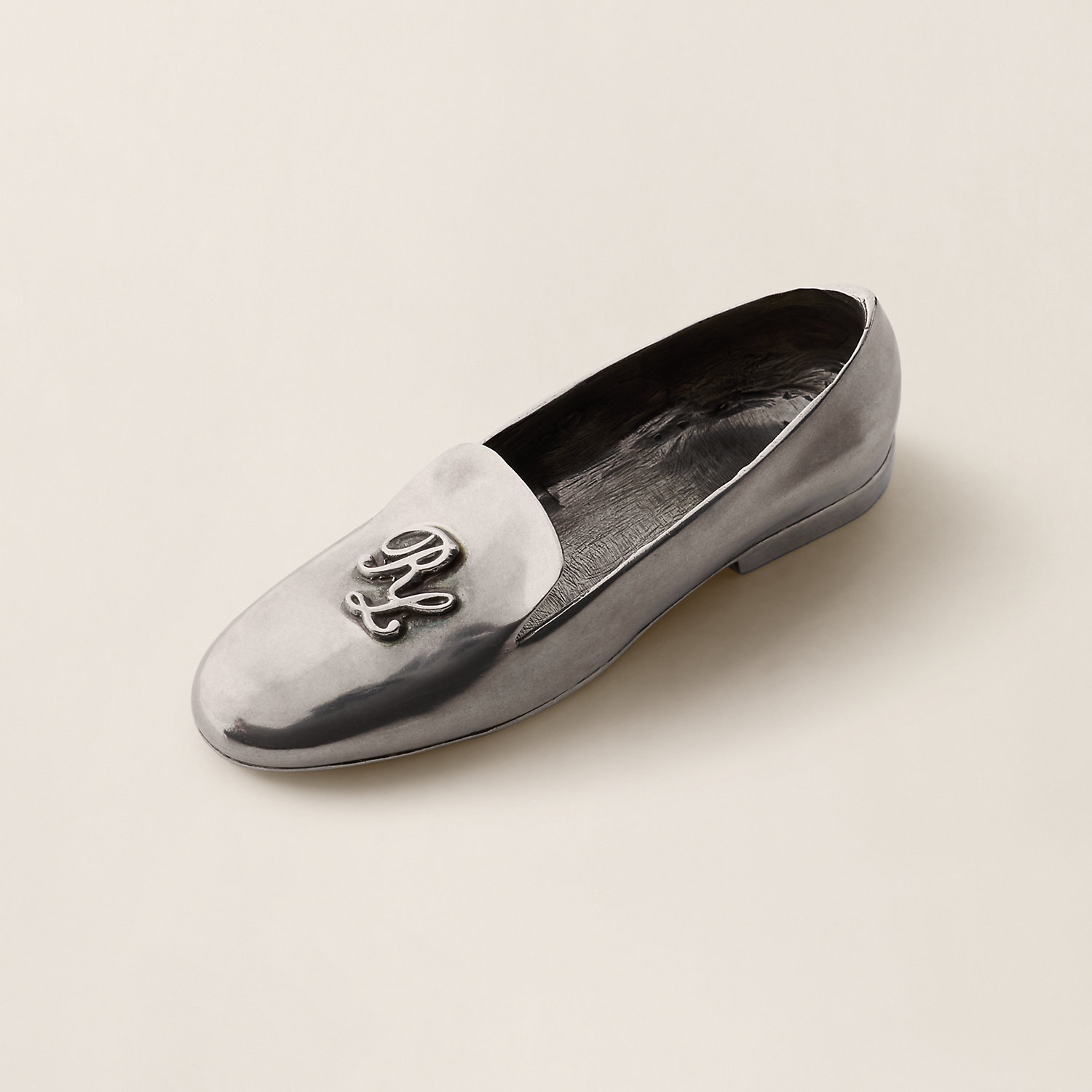 Ralph Lauren Loafer Desk Object - Pewter | Editorialist