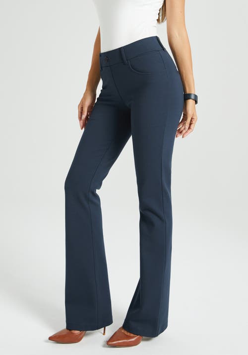 BETABRAND 7-Pocket Dress Pant Yoga Bootcut
