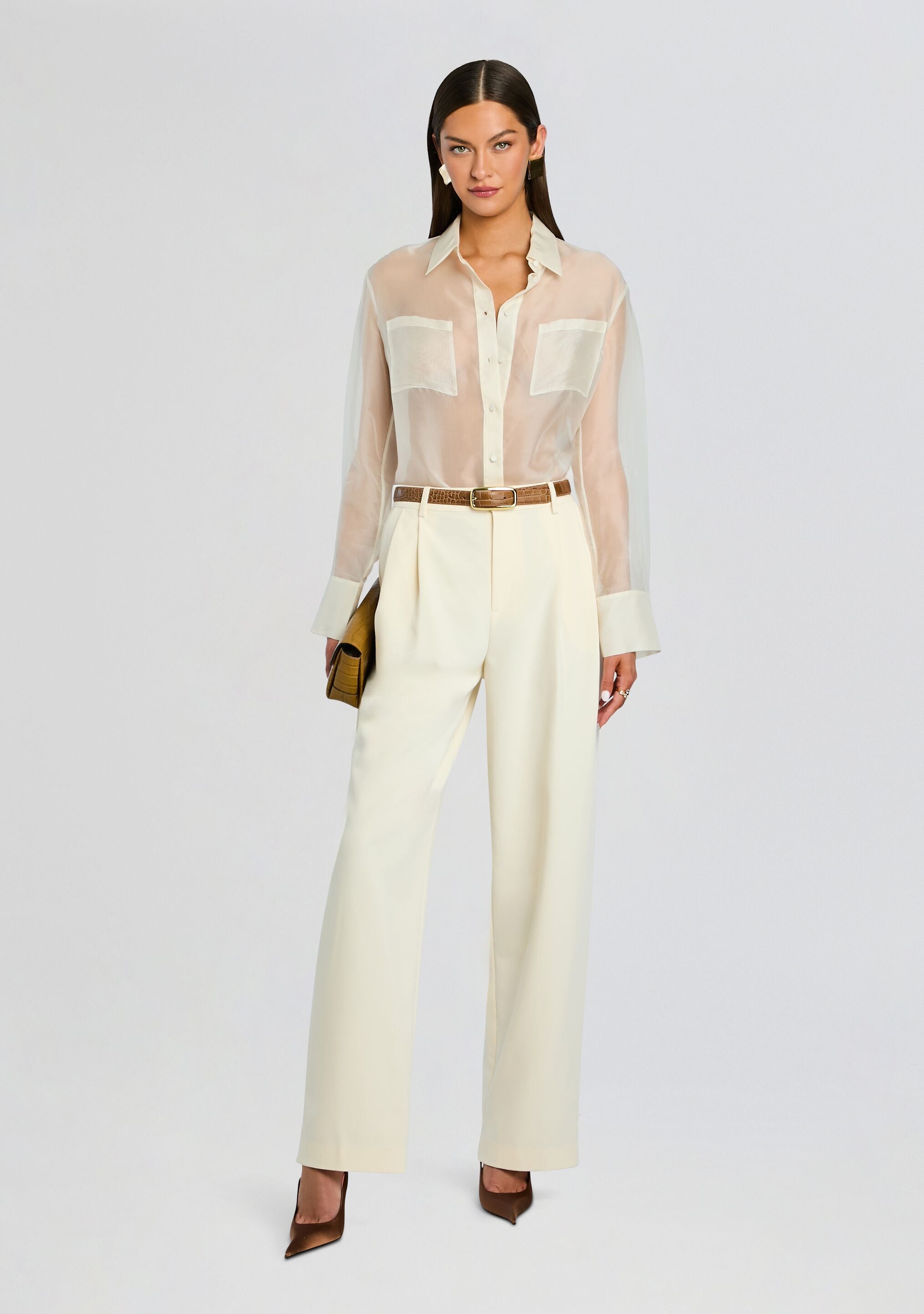 SEROYA Estella Silk Shirt