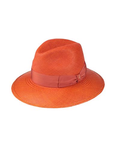 Borsalino Hat Size Straw In Orange - 31% Off | Editorialist
