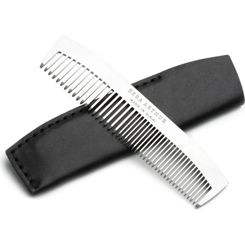 Coach Comb With Leather Sleeve In Brass/Merlot - 30% Off  display picture 1