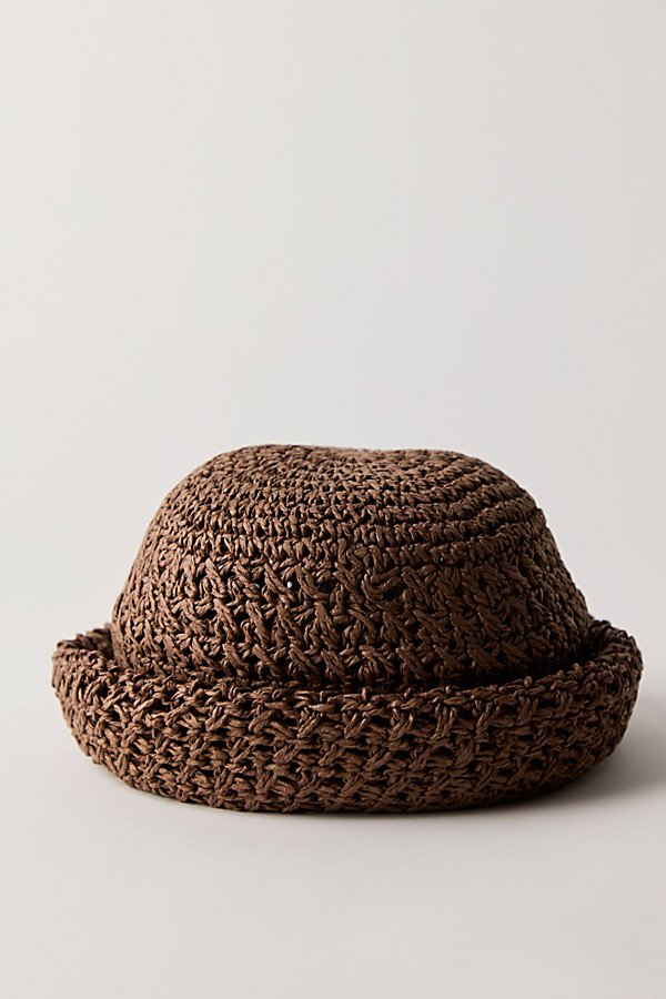 1158. FREE PEOPLE Loui Sweater Cadet Hat in Brown NWT $48 Free People Loui Sweater Cadet Hat in Red | Lyst main image 3