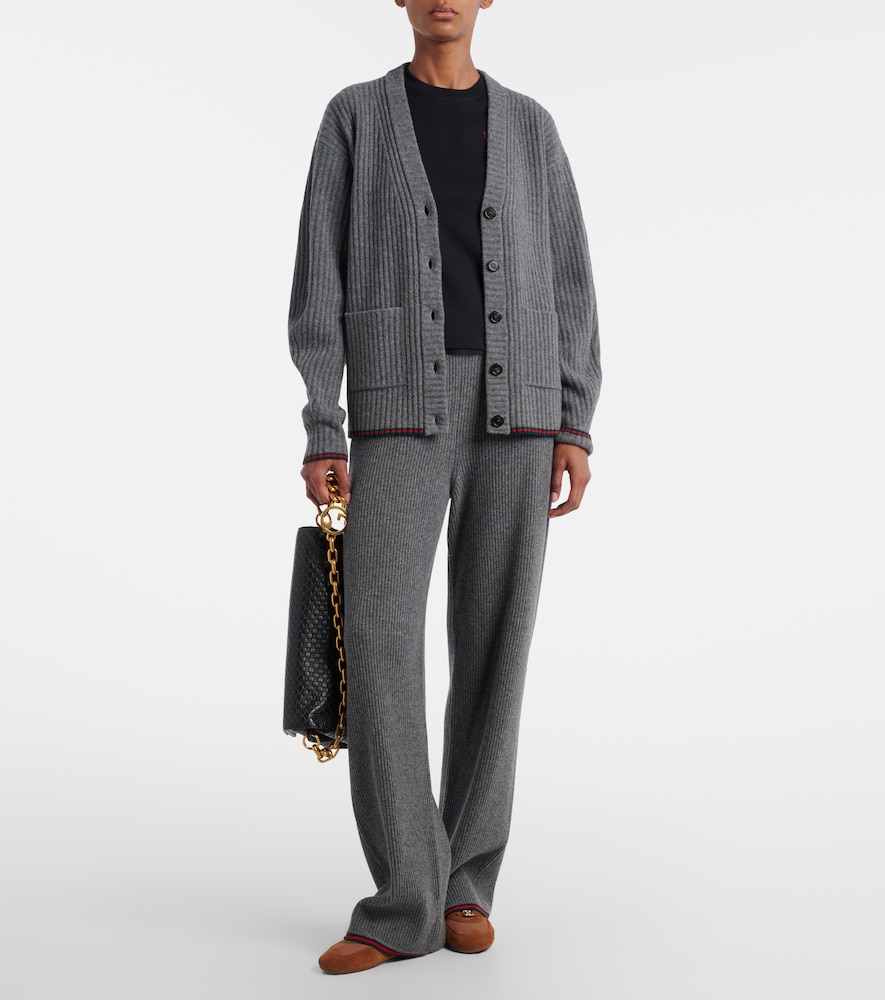 GUCCI Embroidered Lace-Trimmed Cotton Jersey T-Shirt