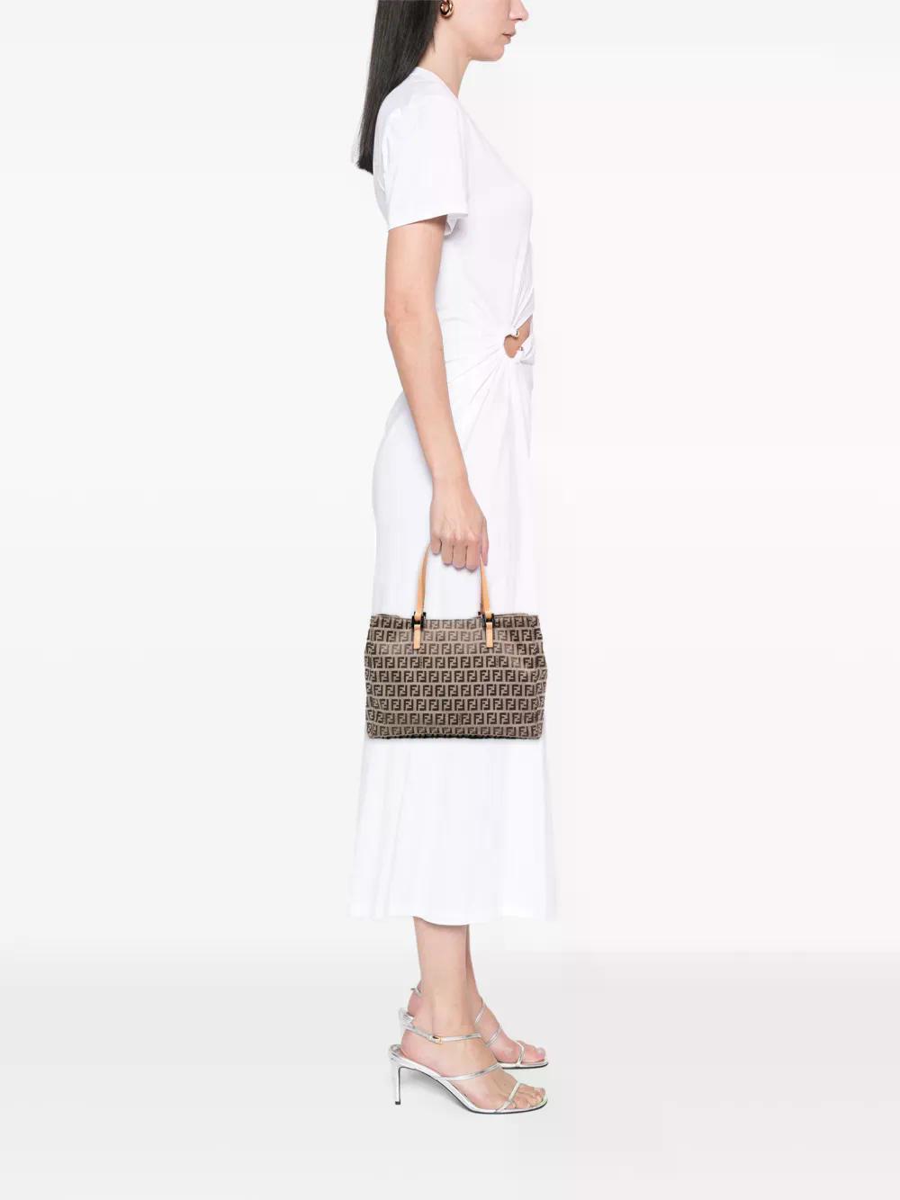 FENDI 2000-2010 Zucchino Canvas Tote Bag