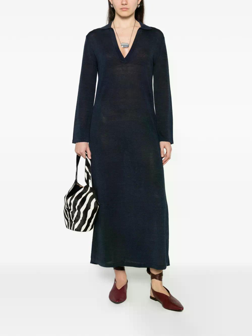 P.A.R.O.S.H V-Neck Maxi Dress