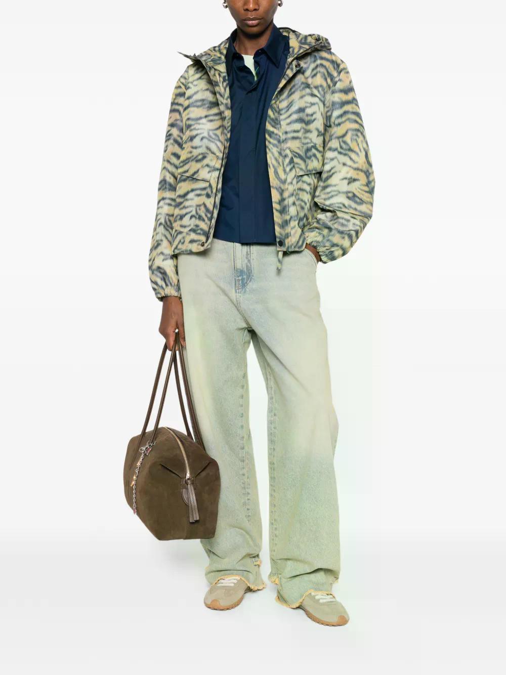 KENZO Animal-Print Hooded Jacket