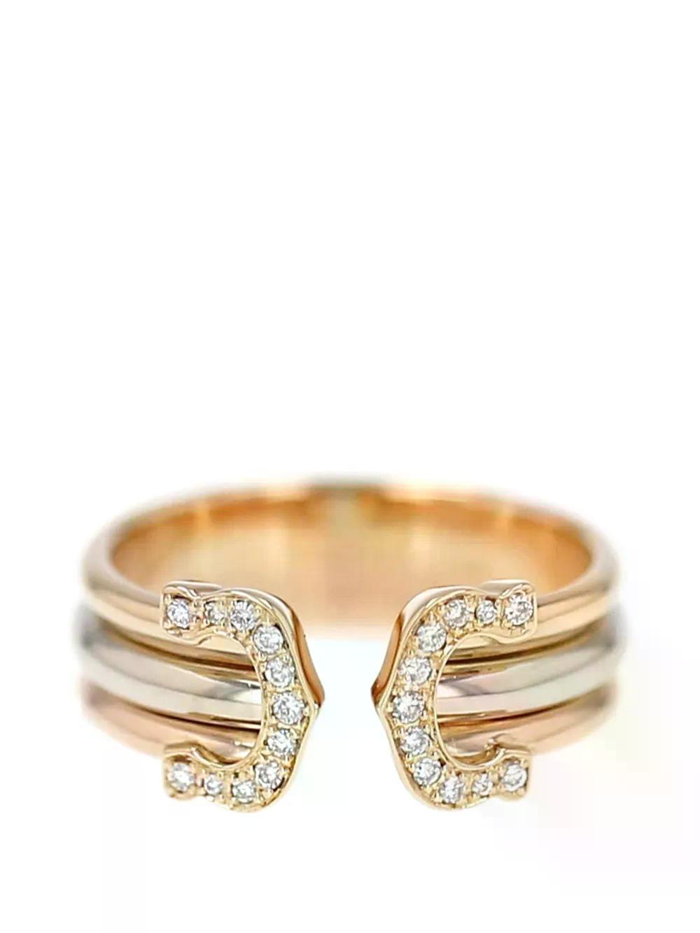 Cartier C De Diamond Ring - Gold | Editorialist