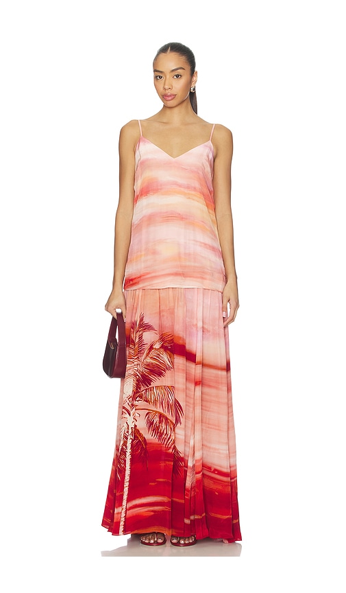 HEMANT & NANDITA HEMANT AND NANDITA Printed Maxi Dress