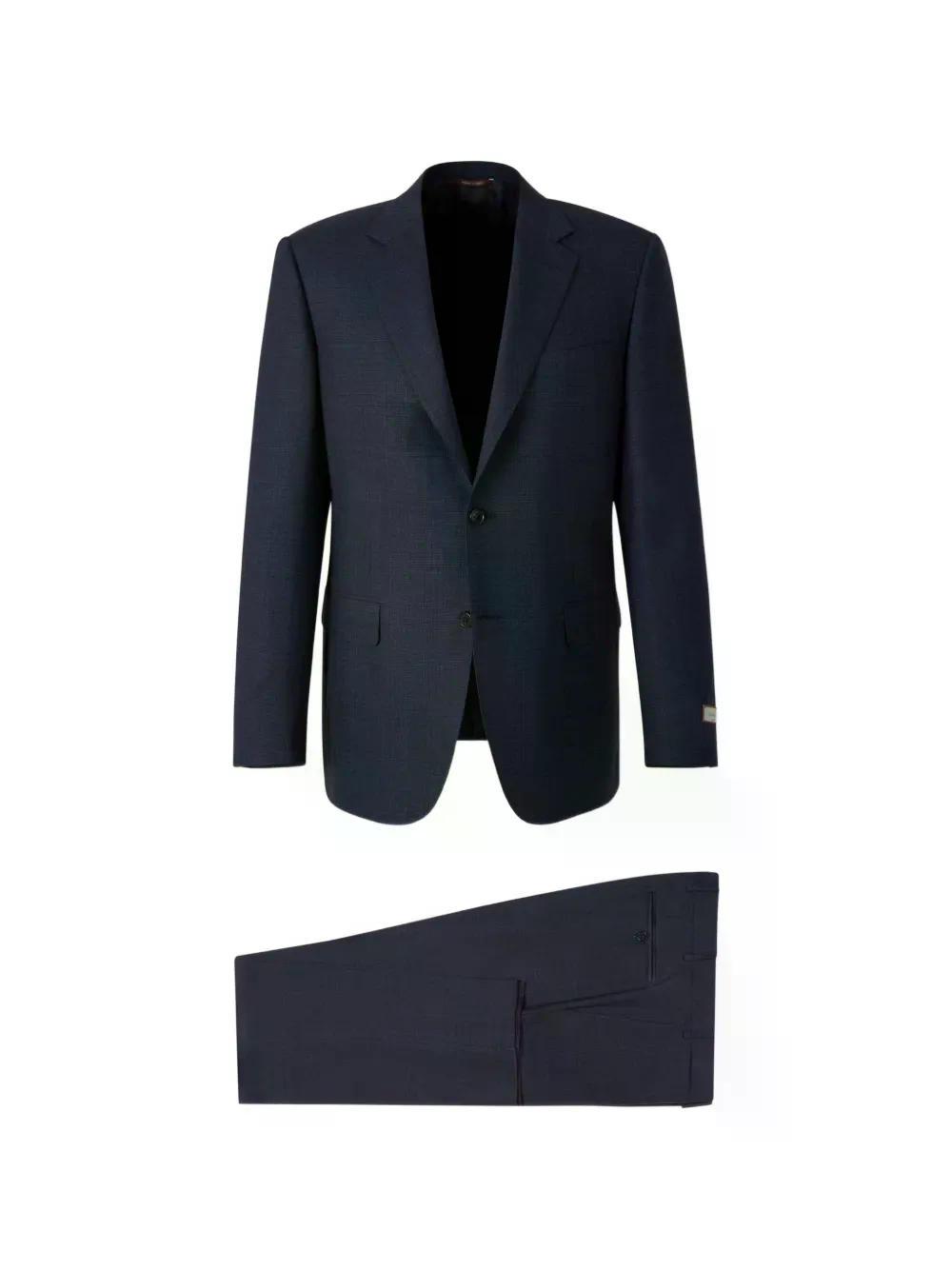 Canali Button-Up Suit - Blue | Editorialist