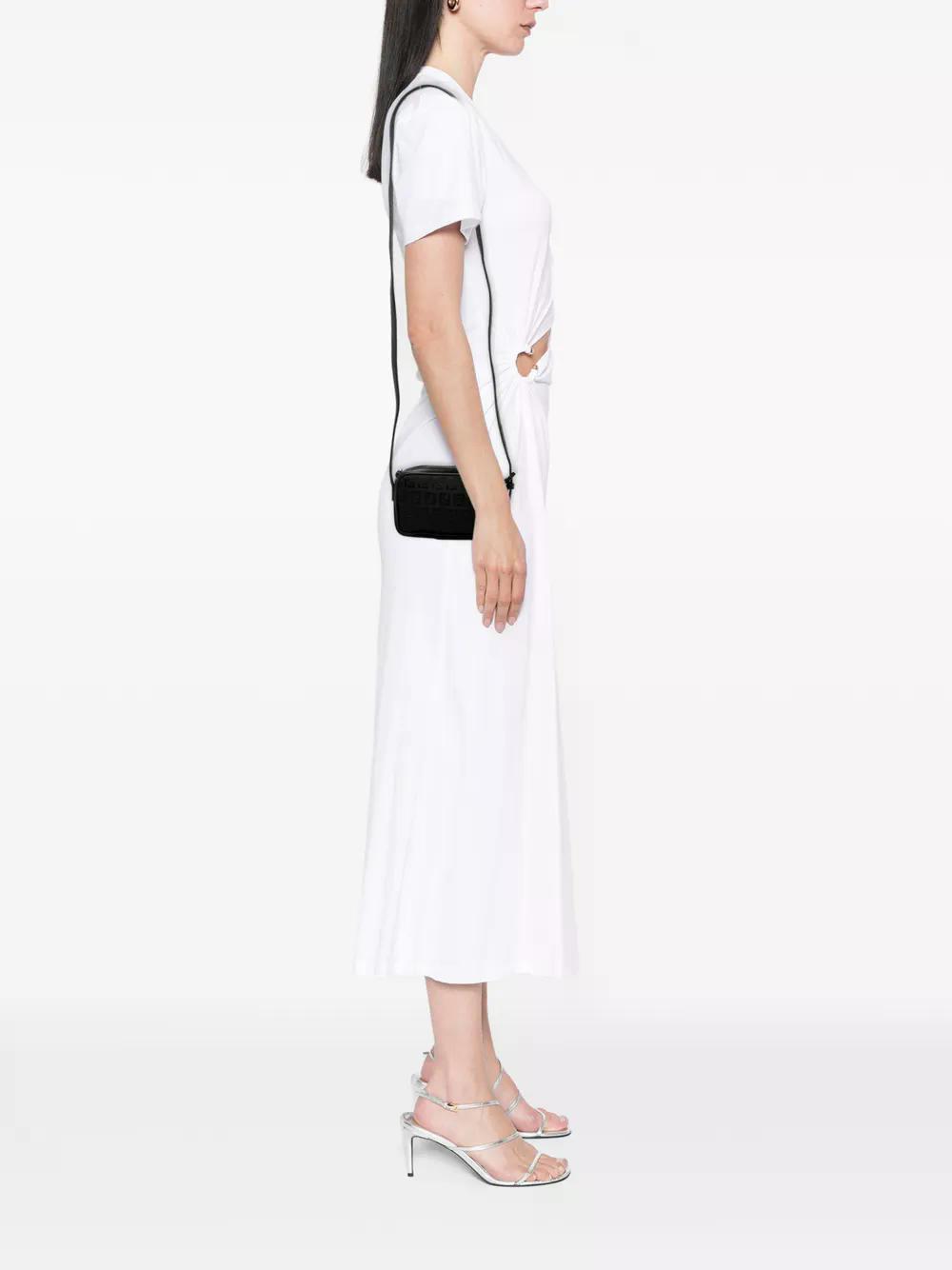 FENDI 2000-2010 Mini Zucchino Canvas Crossbody Bag