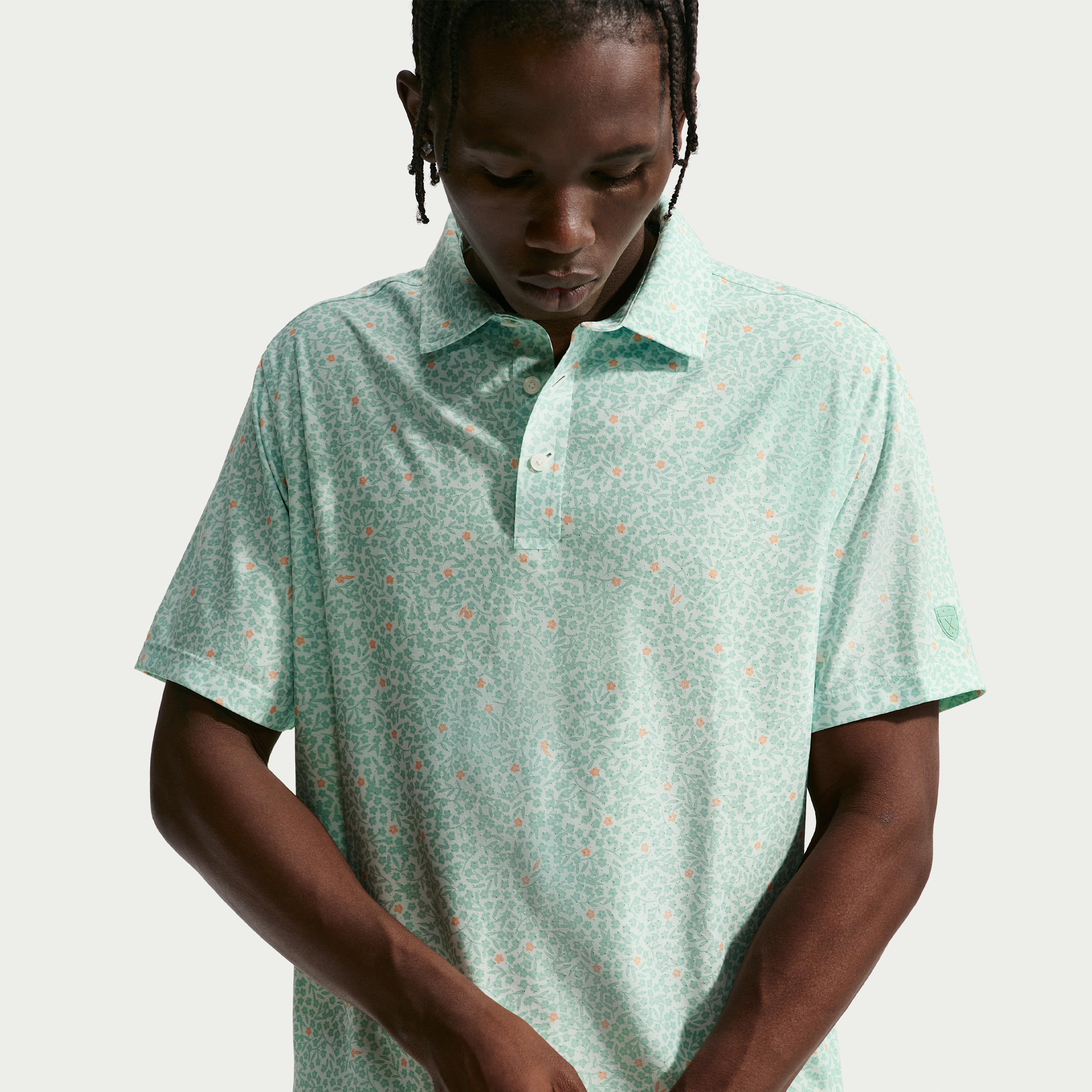 NIKE men's tailored performance dri-fit golf polo