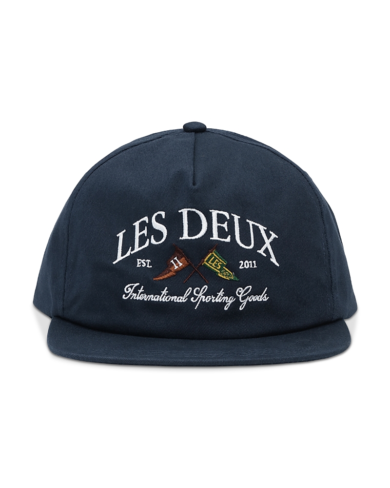 Les Deux Logo Ivy Cap - Dark Navy | Editorialist