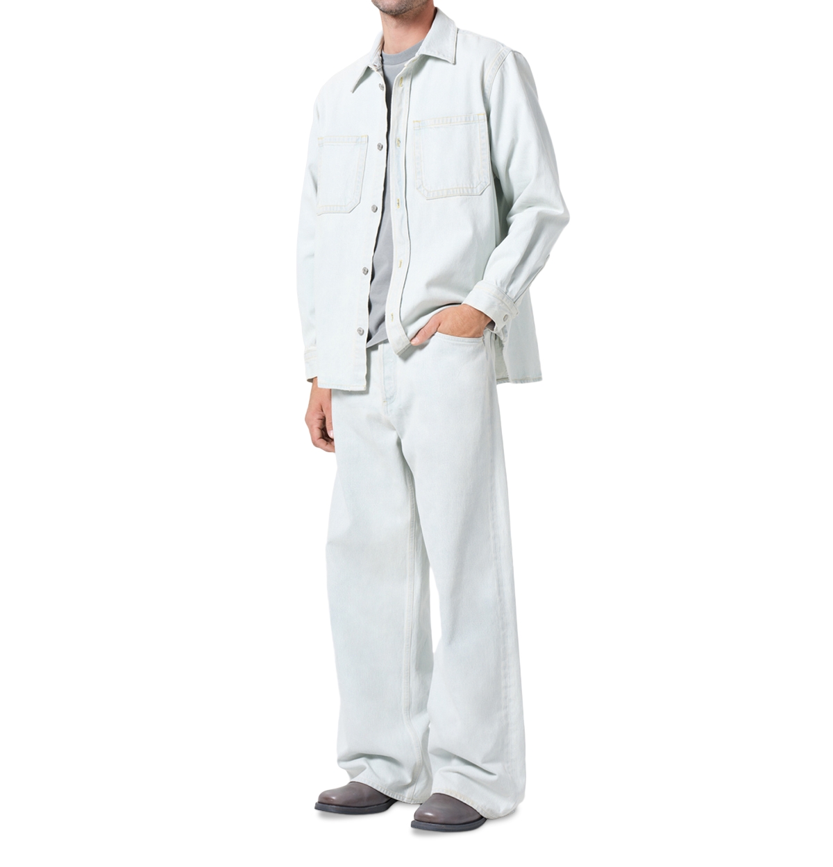 AGOLDE craven pocket shirt