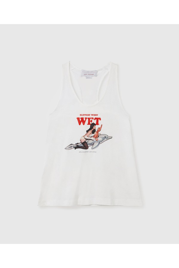 Yeezy X Mowalola Wet Tank In White | Editorialist