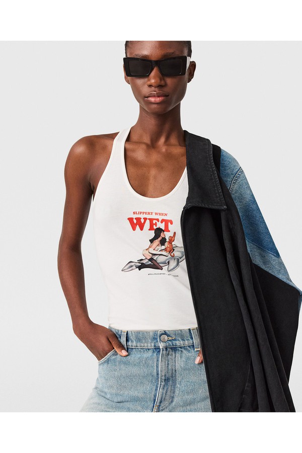 トップス YZY wet YZY MOWALOLA WET Bianca kanye vest for men and women - AliExpress