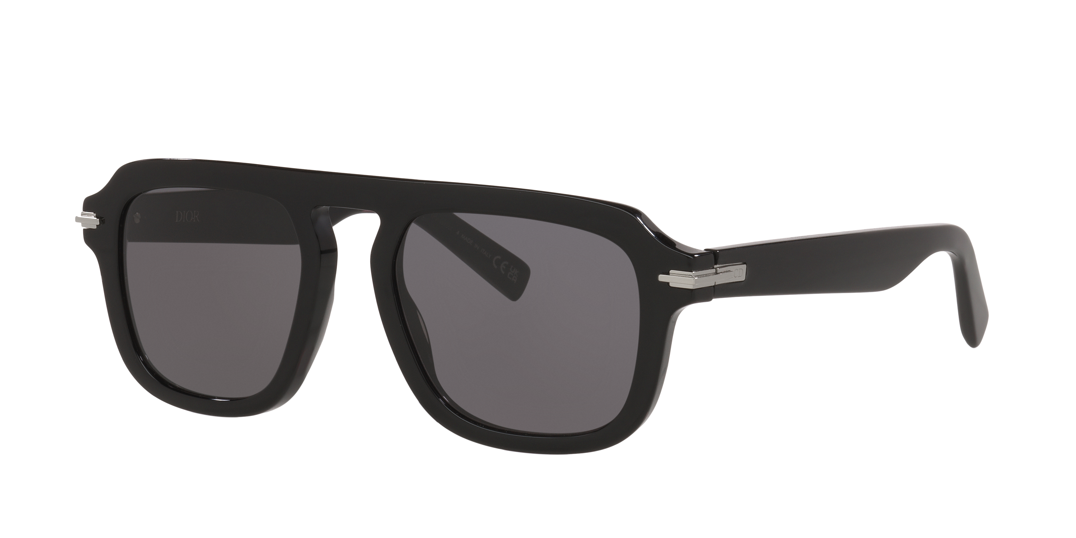 Dior Blacksuit R8u 51mm Round Sunglasses In Shiny Gold Dh/Blue