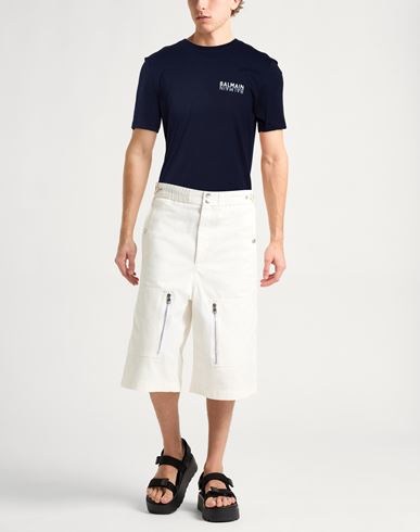 BALMAIN man t-shirt white size xl cotton