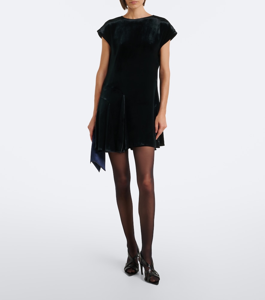KHAITE scarla velvet minidress