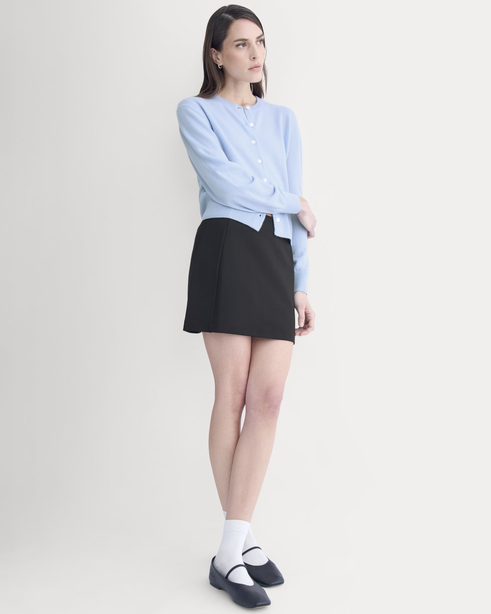 EVERLANE Ponte Mini Skirt