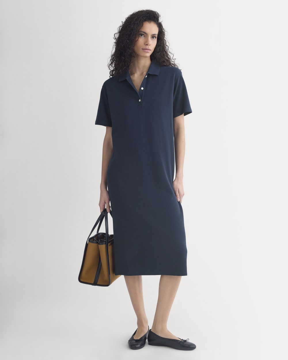 EVERLANE EVERLANE Pique Polo Dress