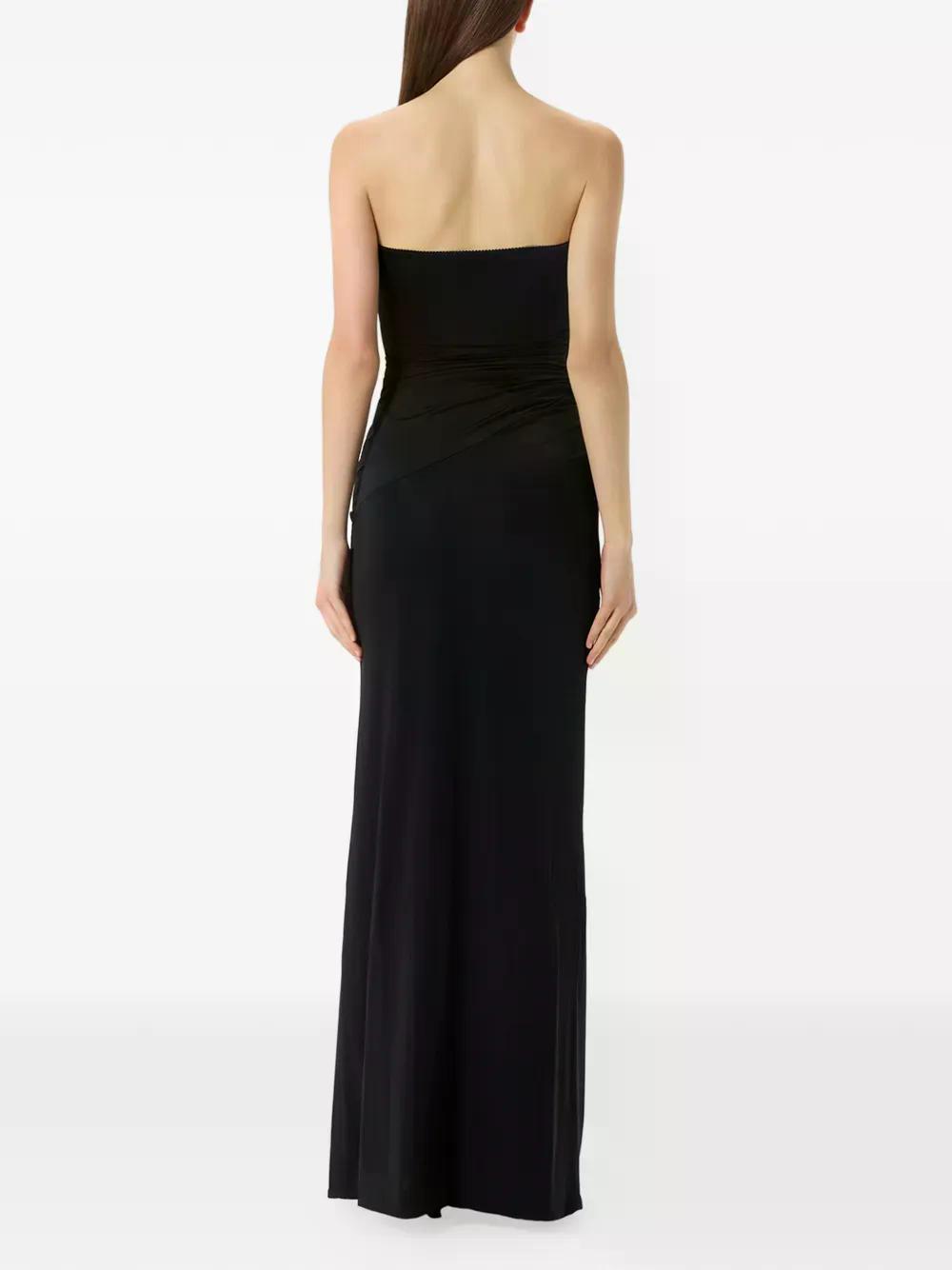 amur isabell strapless sweetheart pleated ruffled maxi dress Amazon.com: AMUR Women's Isabell Sweetheart Neck Gown, Koi, 0 : Clothing,  Shoes & Jewelry