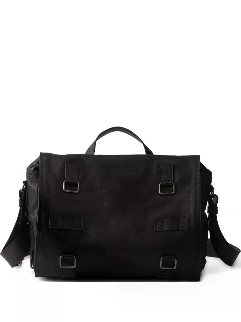 PRADA Prada Leather Messenger Bag