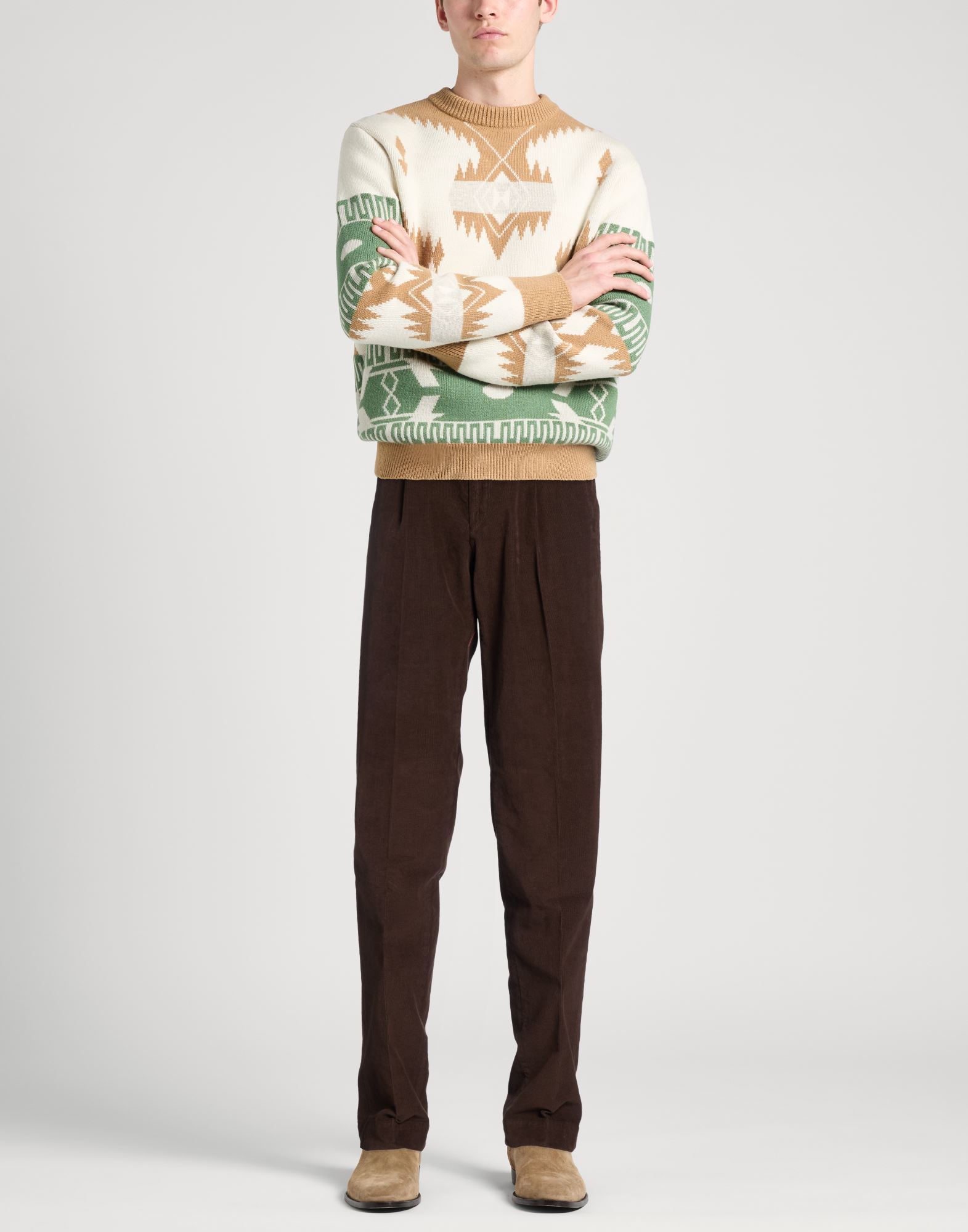 INCOTEX INCOTEX Cotton Elastane Corduroy Pants