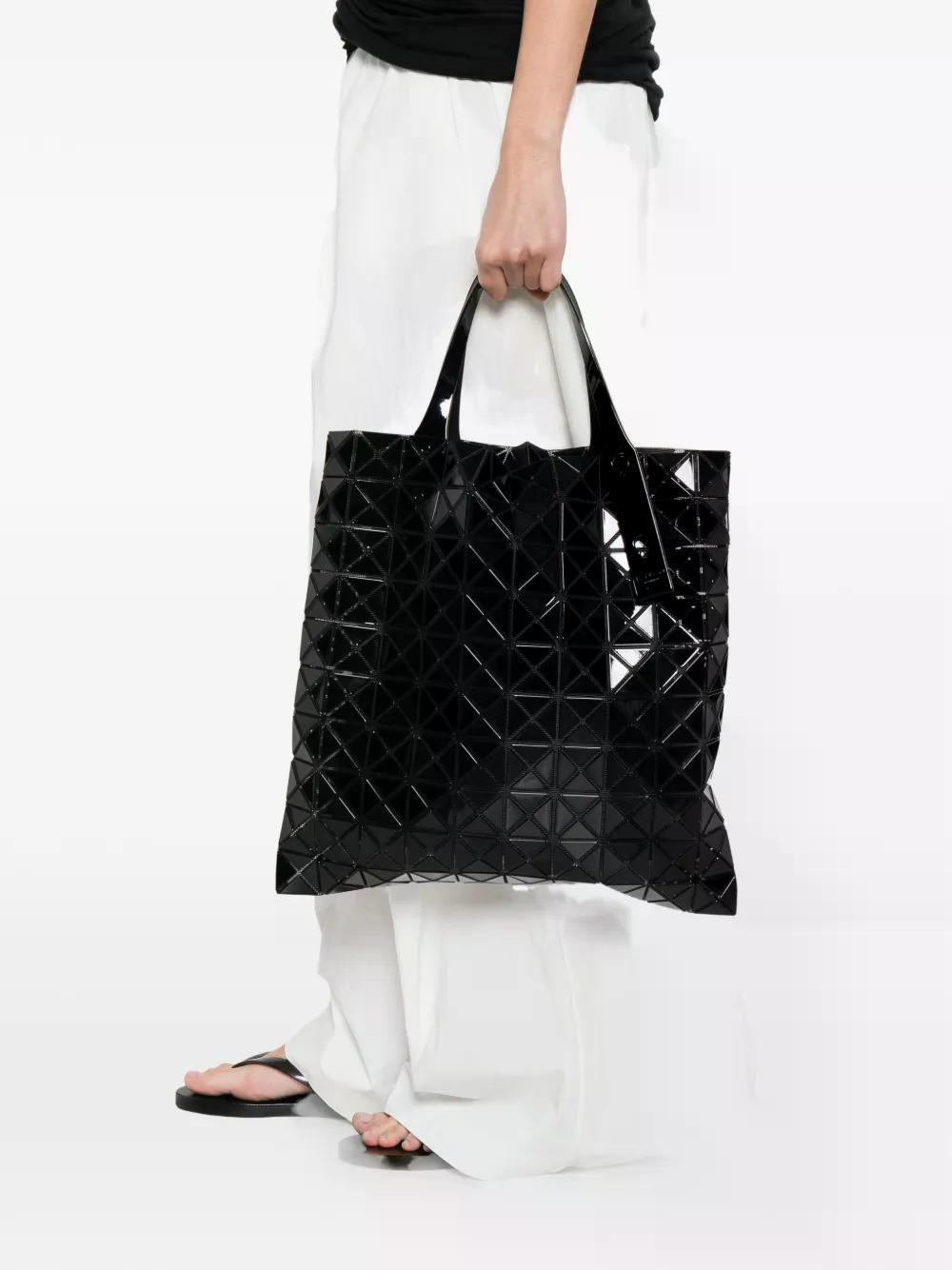 ISSEY MIYAKE Geometric-Pattern Tote Bag