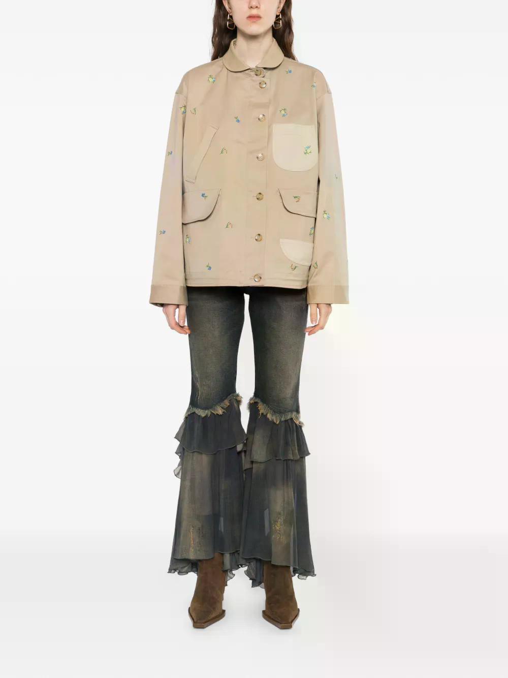 JNBY Floral-Embroidered Jacket