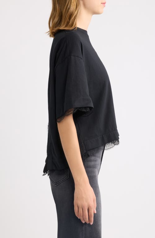 ALLSAINTS Nia Lace Trim T-Shirt