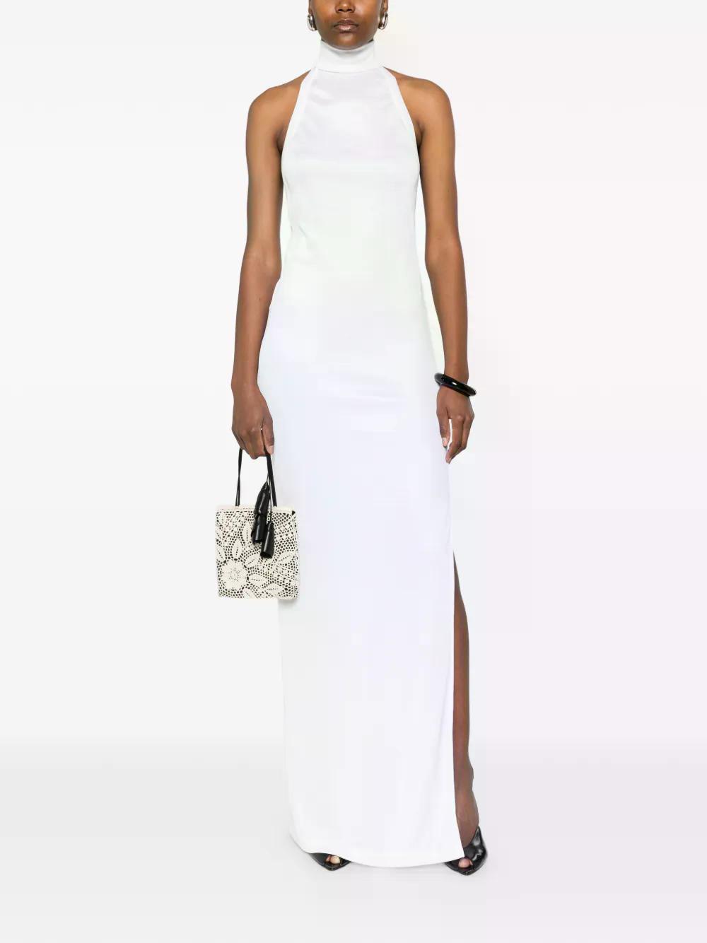 ANDAMANE Cleo Halterneck Maxi Dress